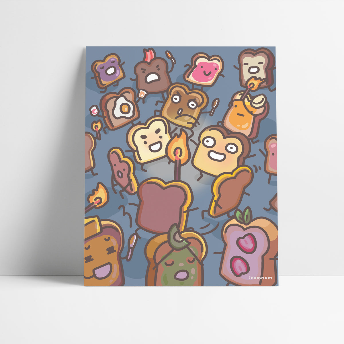 inomnom - Toast Cult Art Print