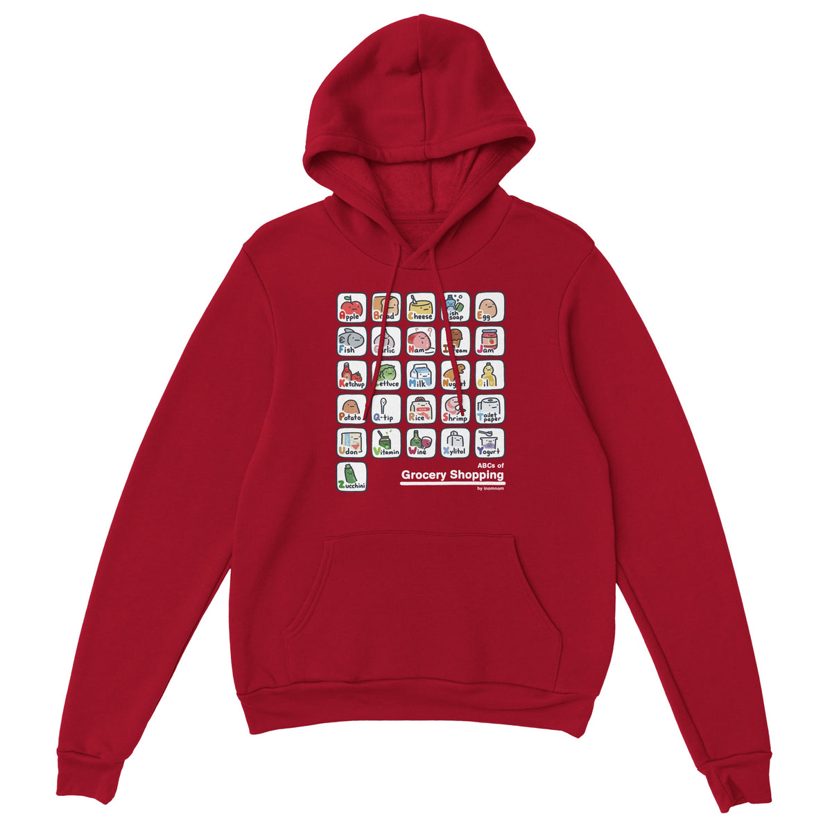 inomnom - ABCs of Grocery Shopping Hoodie