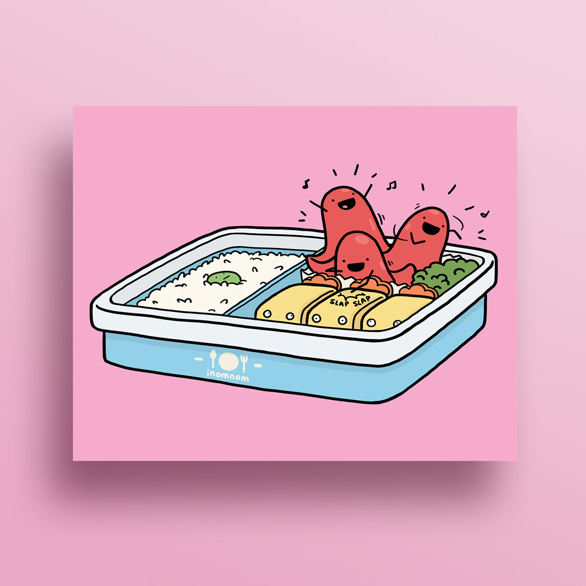 inomnom - Party Bento Art Print