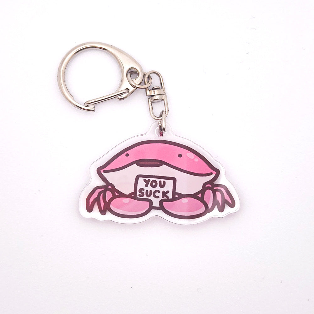 inomnom - Mean Crab Keychain