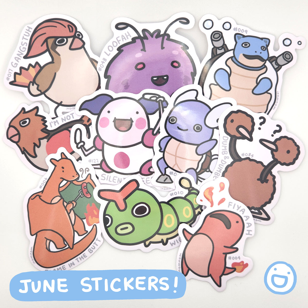 inomnom - June Derpymon Sticker Rewards